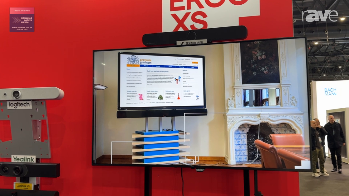 ISE 2025: ErgoXS Exhibits Compact Mobile Slimline Double Column Trolley with 100-Kilogram Max ...