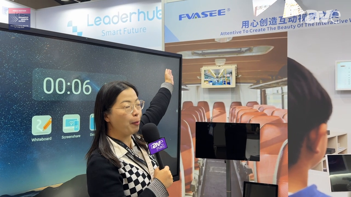 ISE 2025: Fvasee Technology Co., LTD Demos Interactive Whiteboard for Teaching and Conferencing ...