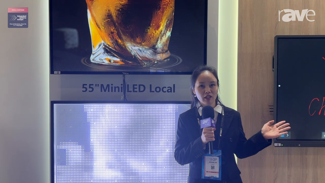 ISE 2025: YODA Views Exhibits 55in Mini LED Local Dimming Display for ...