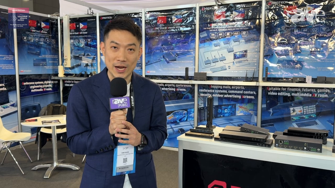 ISE 2025: Protech Electronics & Technology Presents 4K@60 Video Wall with HDMI/USB-C Interface ...