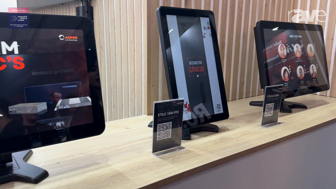 ISE 2025: AOPEN Features eTILE 15M-FP2, a Commercial All-in-One Kiosk ...