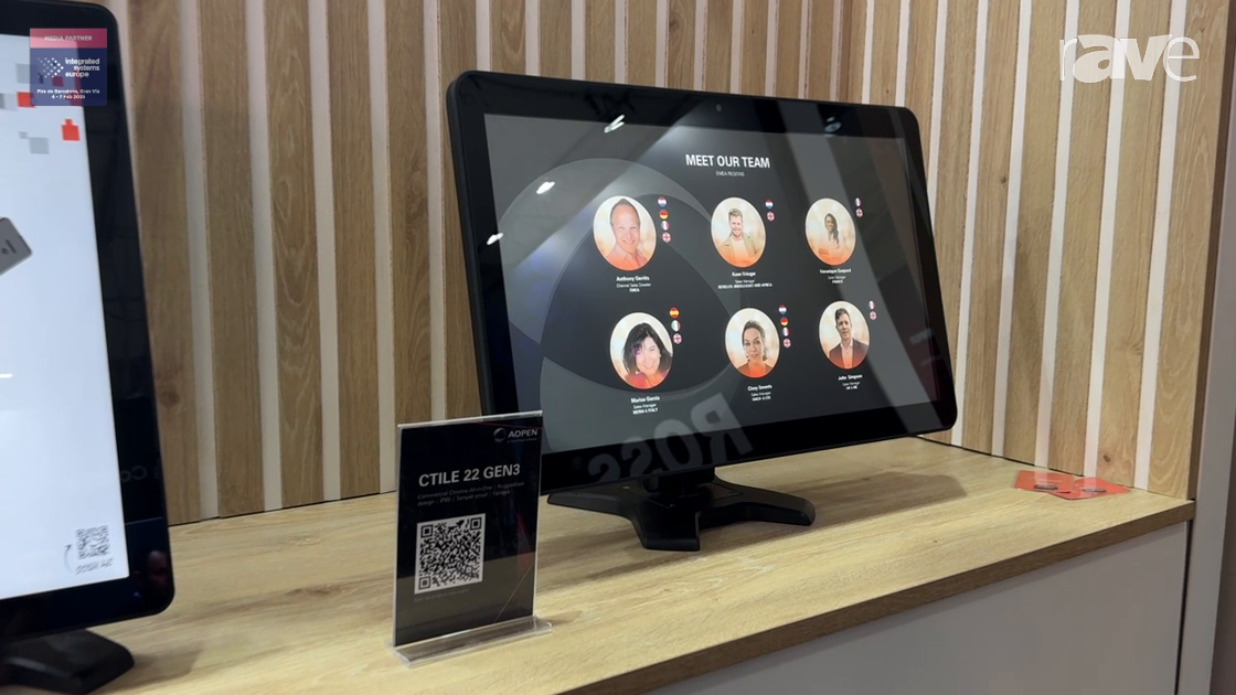 ISE 2025: AOPEN Shows cTILE 22 Gen3, a 22″ Commercial Chrome-Based PC ...