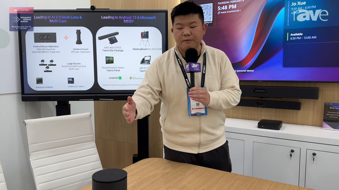 ISE 2025: Yealink Showcases MTower Triple-Lens Camera with MCore 4th ...