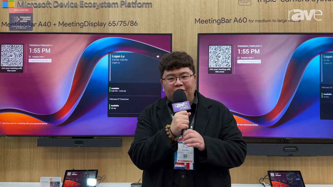 ISE 2025: Yealink Presents MeetingBar A40+ All-in-One Video Conferencing Solution – rAVe [PUBS]