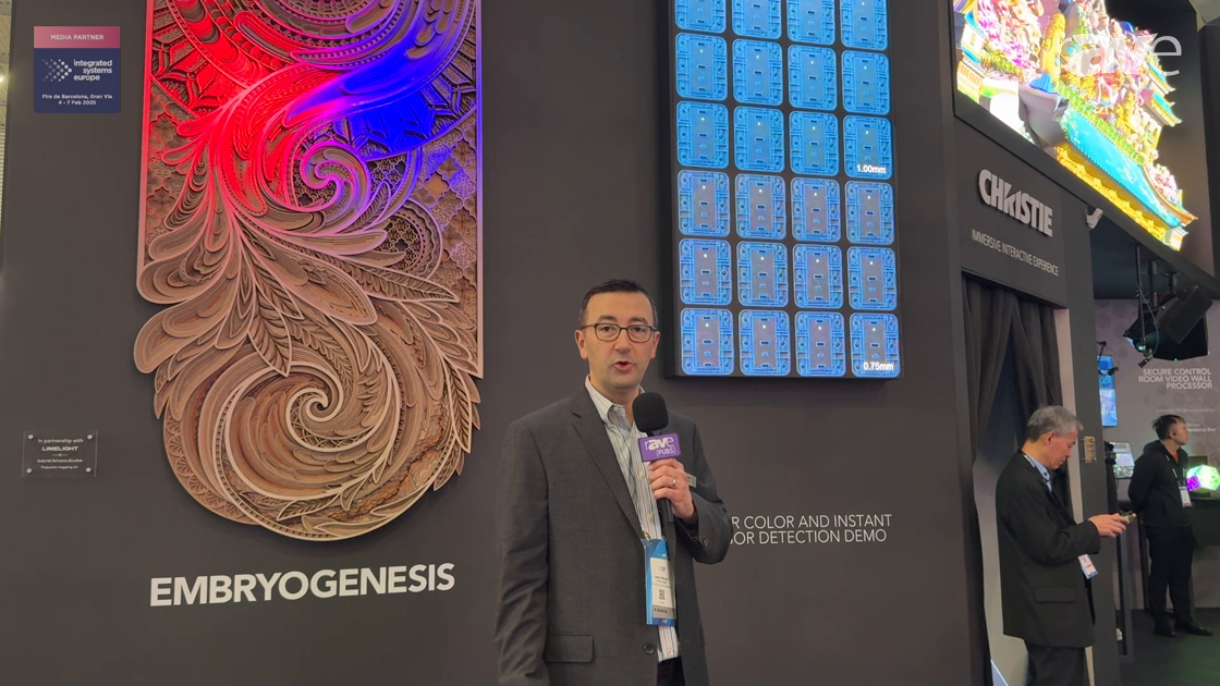 ISE 2025: Christie Demonstrates MicroTiles LED Multi-Pixel Pitch Column ...