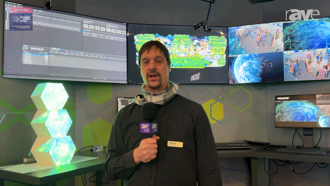 ISE 2025: Christie Demos 2D and 3D Projection Mapping Applications ...