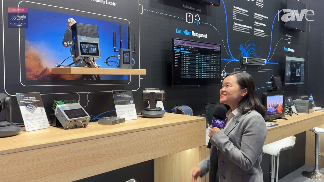 ISE 2025: Kiloview Shows Off Compact P3 Mini 4G Bonding Encoder for SDI ...