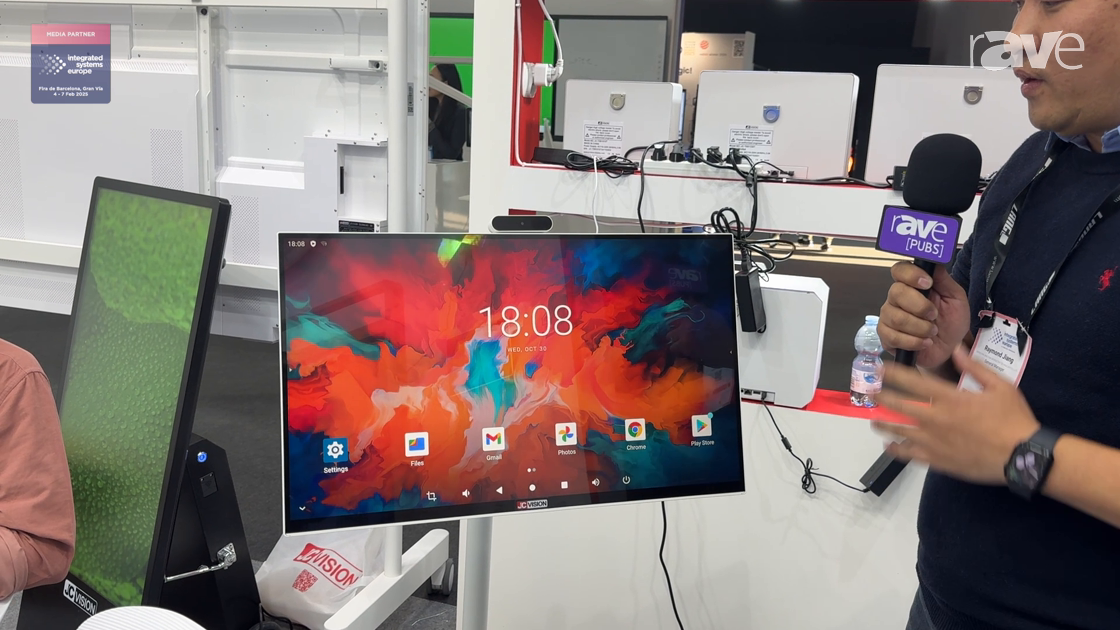 ISE 2025: JCVISION Exhibits 27 inch JC Vision Stand-by-Me Portable ...