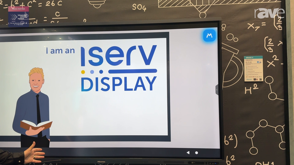 ISE 2025: Hisense Showcases GoBoard Pro MR61DE-E Interactive Display ...
