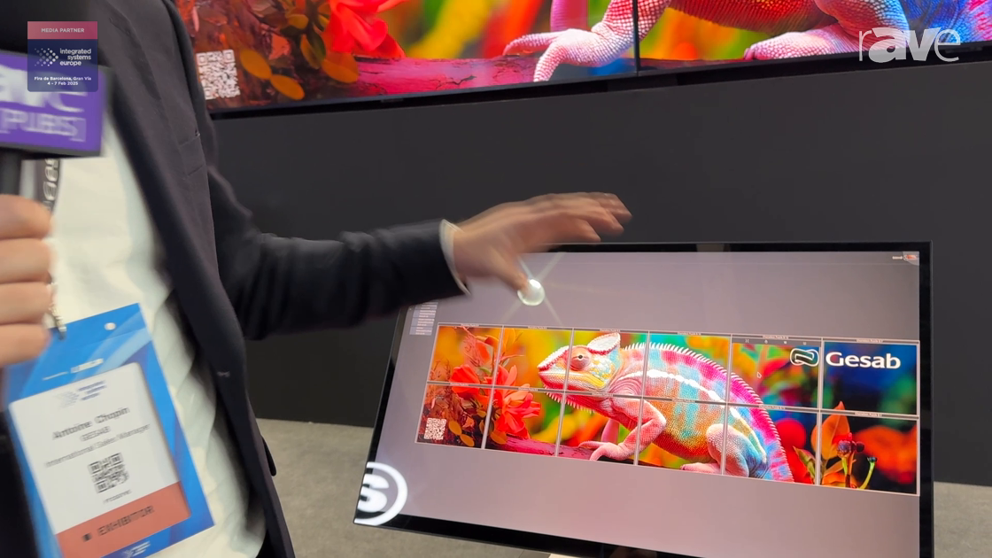 ISE 2025: GESAB Demonstrates Data Wall System for Managing Video Wall ...
