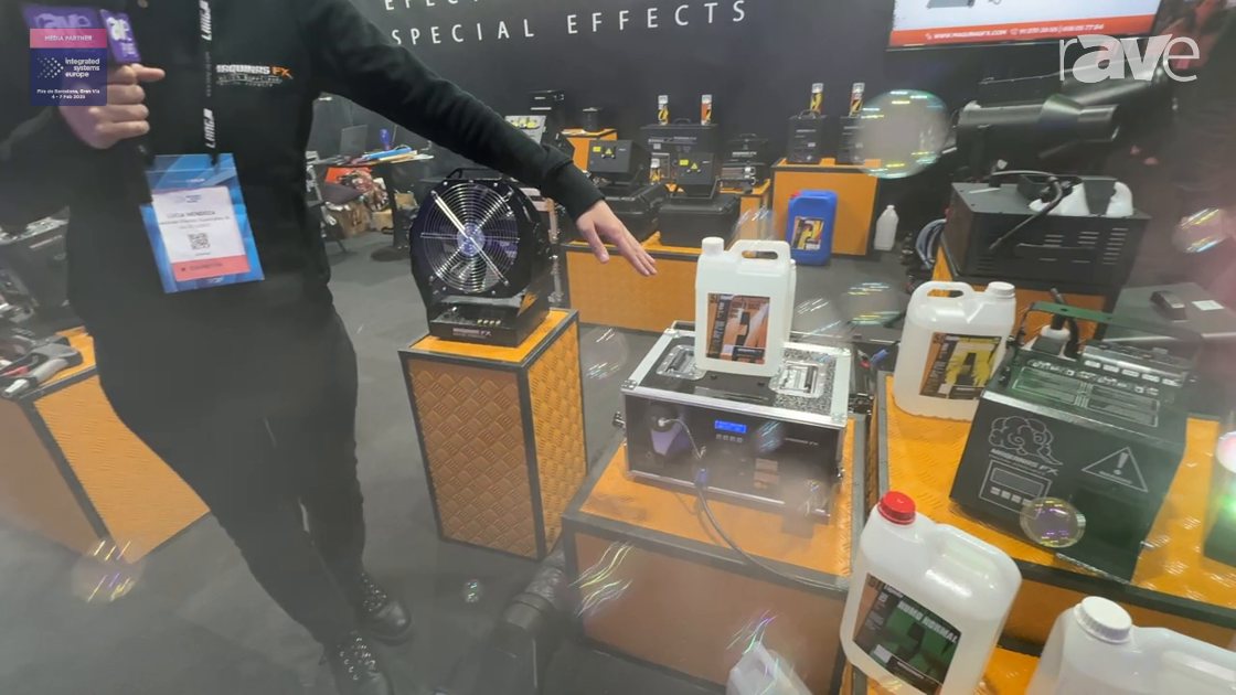 ISE 2025: Maquinas FX Demonstrates Smoke and Smoke Bubble Machines ...
