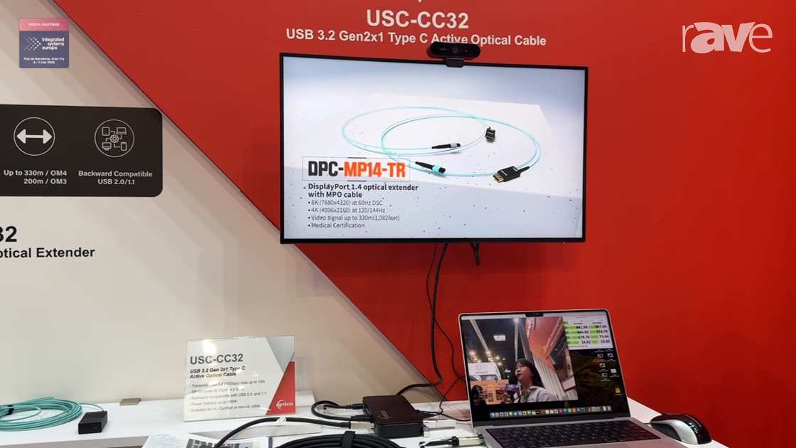 ISE 2025: Opticis Co. Ltd Shows USC-CC32, a USB 3.2 Gen 2×1 Type-C ...