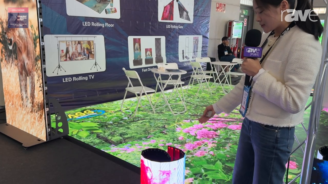 ISE 2025: Shenzhen Scenico Presents Rolling LED Display (LED Rolling ...