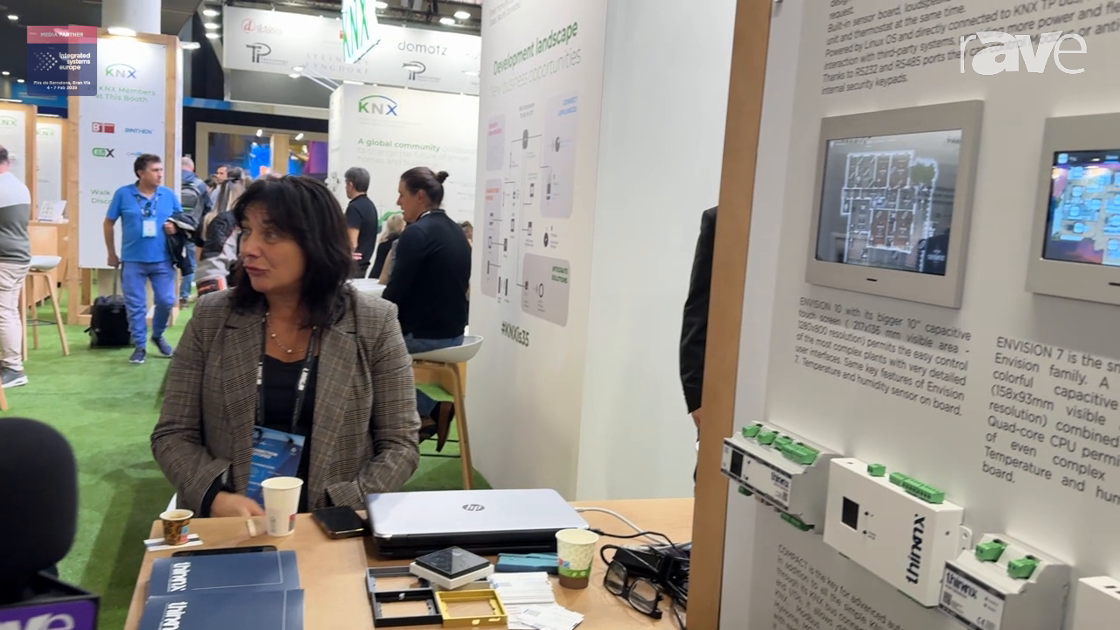 ISE 2025: ThinKnx Showcases ENVISION Touchpanel with KNX Integration ...