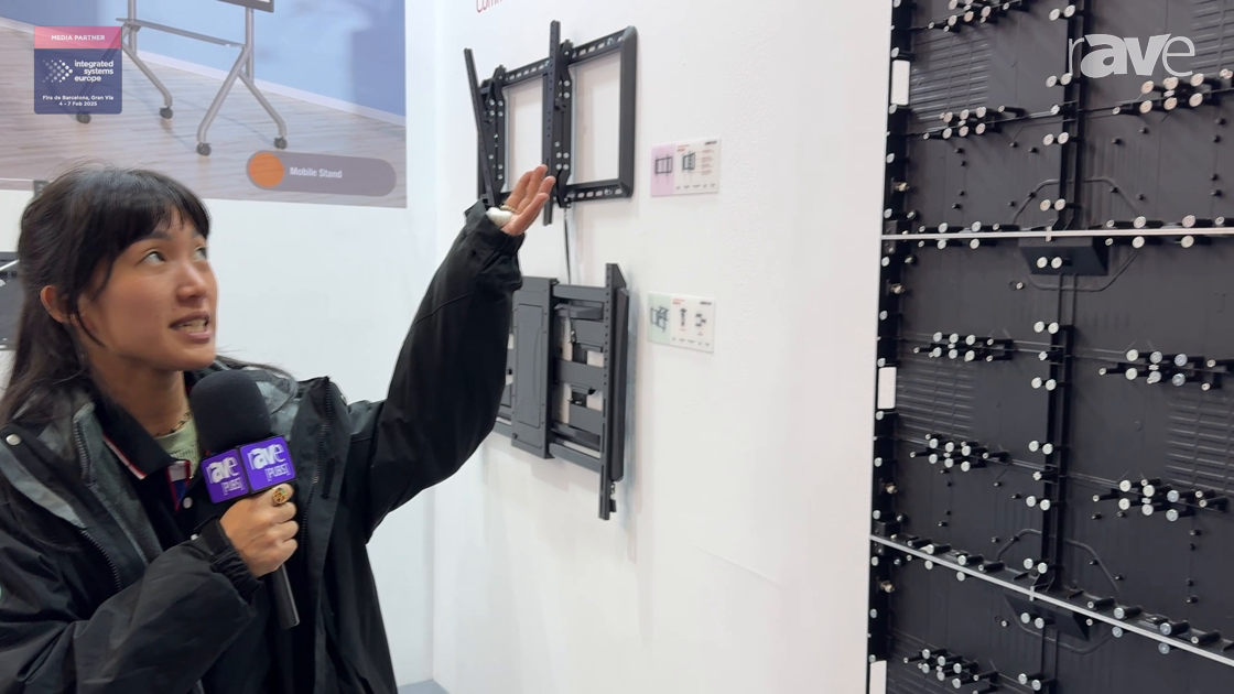 ISE 2025: iWORKHUB Shows Off Universal Bracket Mounting Solutions for dvLED Video Wall Displays ...