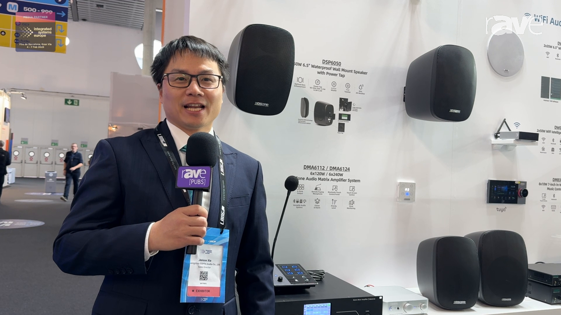 ISE 2025: DSPPA Audio Exhibits 6-Zone Audio Matrix Amplifier System with Touch Panel Display ...