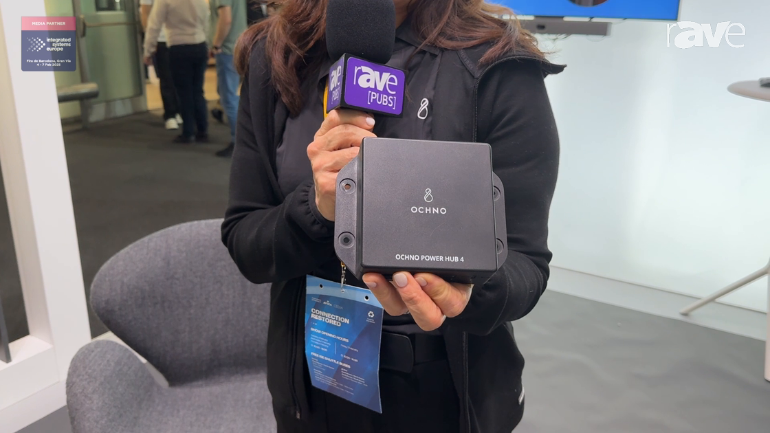 ISE 2025: Ochno Showcases Ochno Power Hub 4 With 4 USB Charging Ports at The BACHMANN Group ...