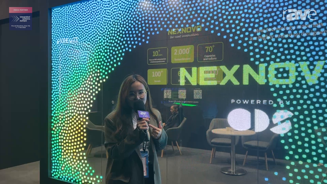 ISE 2025: NEXNOVO Demos NSN Series Glass LED Display – rAVe [PUBS]