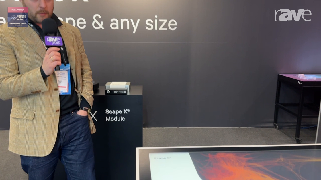 ISE 2025: Interactive Scape Shows Scape X Module with Object ...