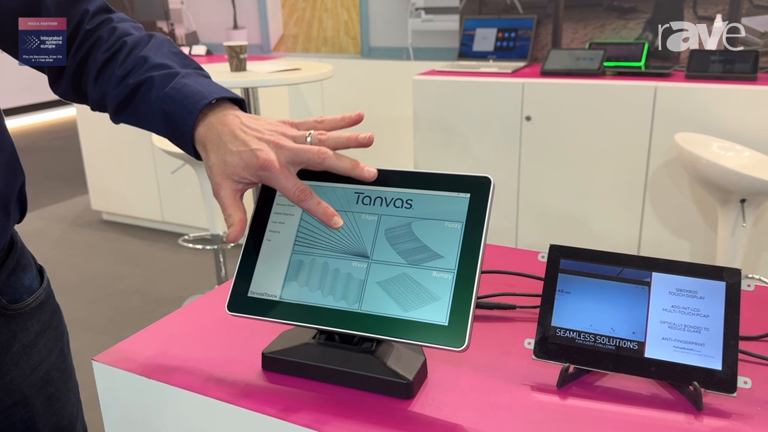 ISE 2025: Mimo Monitors Demos TanvasTouch Haptic Touchscreen – rAVe [PUBS]