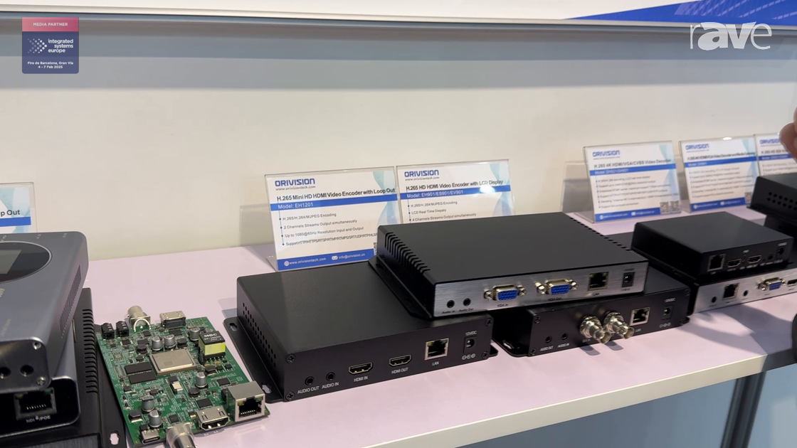 ISE 2025: ORIVISION Electronics Co., Ltd. Presents EH1201 H.265 Mini HD ...
