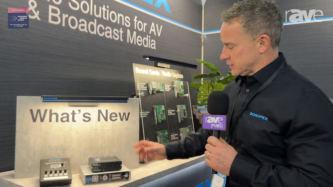 ISE 2025: Sonifex Unveils AVN-DIO10-12G Dante to 12G-SDI Embedder/De-Embedder – rAVe [PUBS]