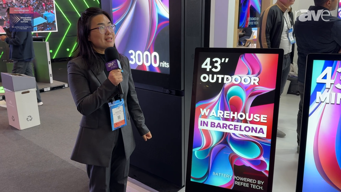ISE 2025: Refee Technology Shows Off 43-Inch Outdoor Digital Poster ...