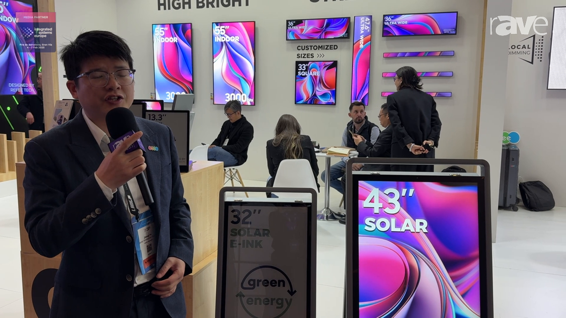 ISE 2025: Refee Technology Shows Solar-Powered Outdoor Display with up ...