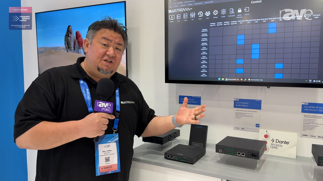 ISE 2025: Blustream Launches DA1414 14×14 Dante Audio Matrix – rAVe [PUBS]