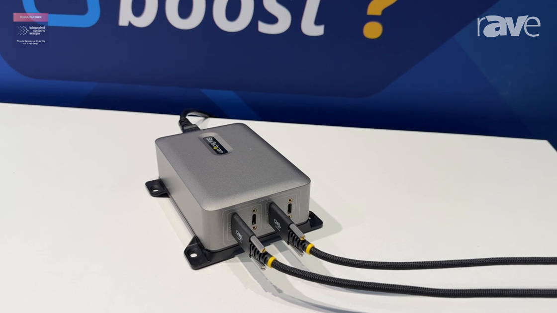 ISE 2025: StarTech.com Unveils 424DNA-USB-C-CHARGER 240W Quad-USB GaN ...
