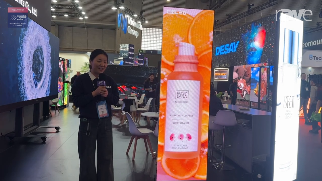 ISE 2025: Shenzhen CLT Electronics Co., Ltd Features F-Poster Double-Sided, Foldable LED Screen ...