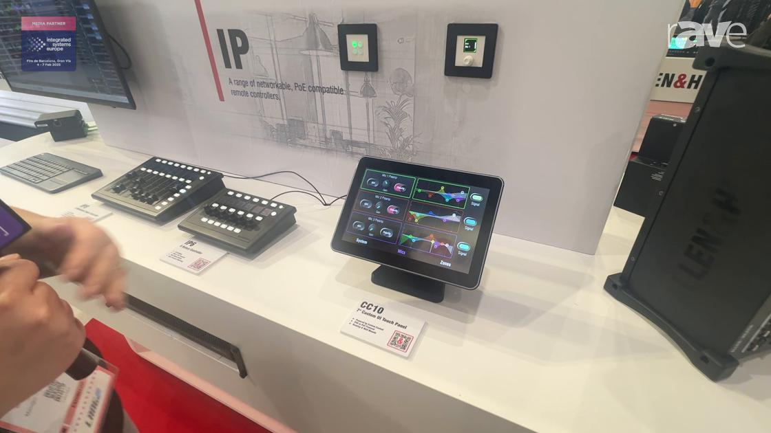 ISE 2025: Allen & Heath Demos CC10 7″ Custom UI Touch Panel – rAVe [PUBS]