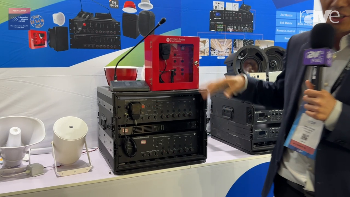 ISE 2025: CMX AUDIO Presents EVAC-500, a EN54-16 Certified 6 Zone Voice Alarm System Controller ...
