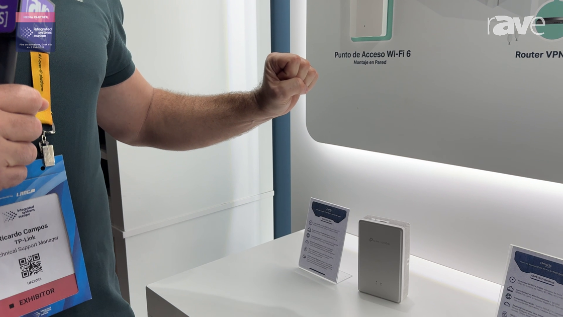 ISE 2025: TP-Link Shows EAP615GP-Wall and Desktop Access Points for ...