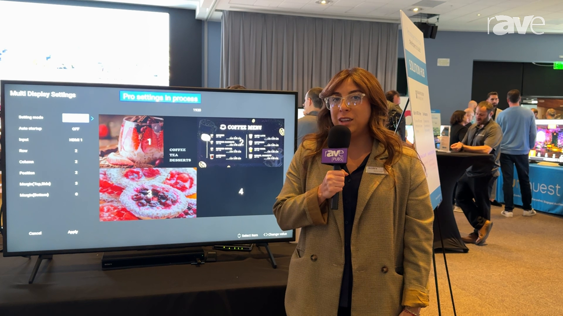 Sony AV Tech Expo: Sony Shows Multi Display Settings Software Feature ...