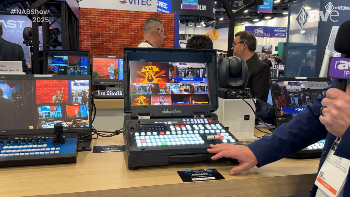 NAB Show 2025: Datavideo Highlights HS-4000 4K Mobile Studio With UHD Monitor – rAVe [PUBS]