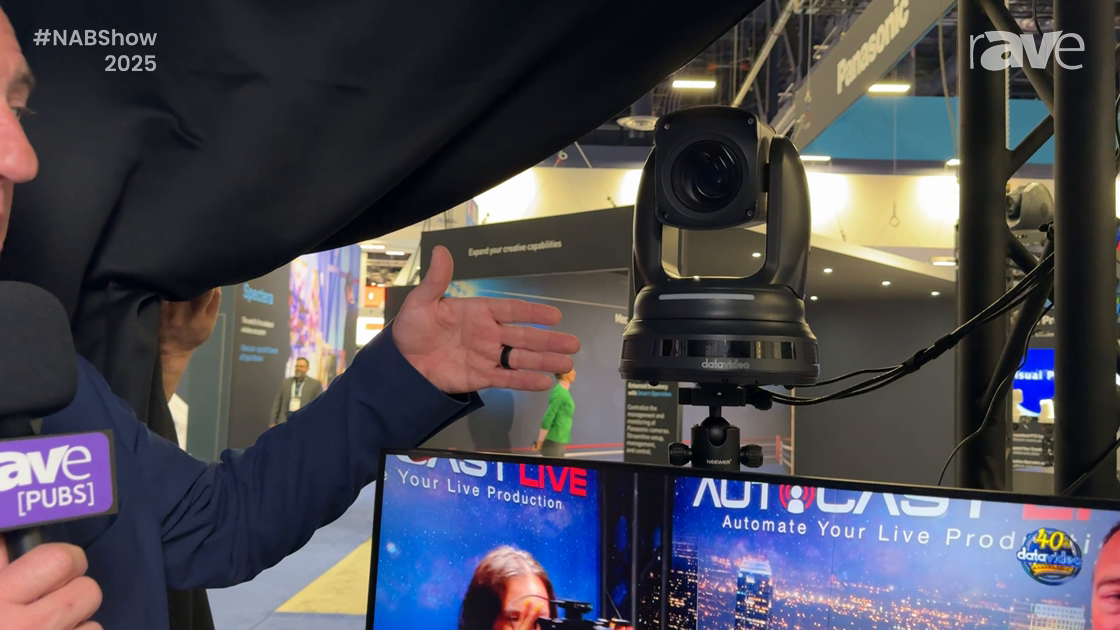 NAB Show 2025: Datavideo Showcases PTC-600 4K PTZ Camera with 30x Optical Zoom and 12G-SDI ...