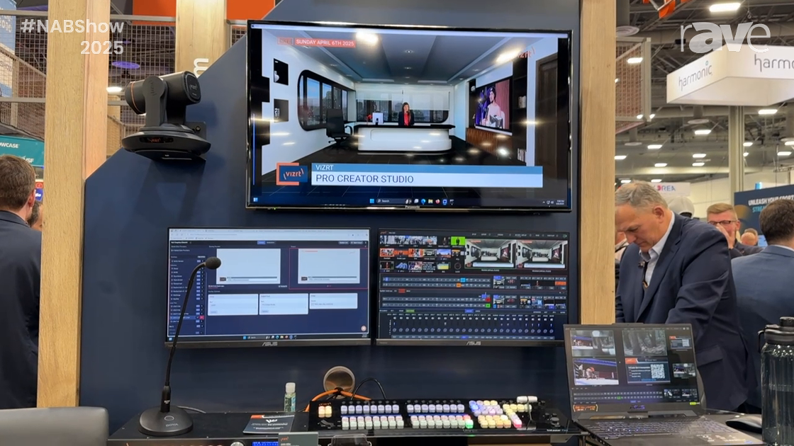 NAB Show 2025: Vizrt Showcases Pro Creator Studio — Production for Creators – rAVe [PUBS]