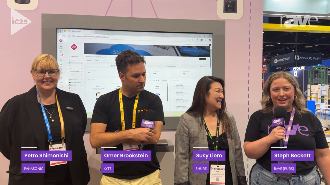 InfoComm 2025: Cloud-First AV? Panasonic, Xyte & Shure Talk OpenAV Cloud and What’s Next – rAVe ...