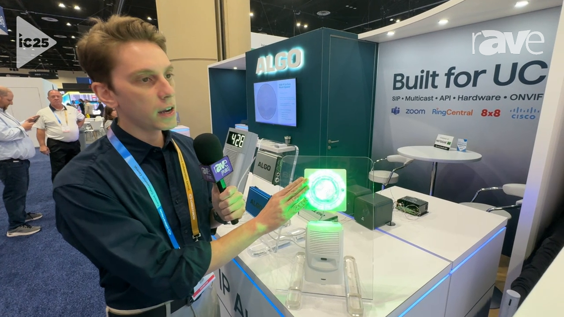 InfoComm 2025: ALGO Shows Off 8138 IP Color LED Visual Alerter for ...