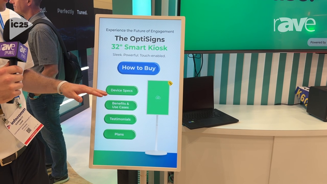 InfoComm 2025: OptiSigns, Inc. Demos Smart Kiosk Digital Signage Content Control Solution – rAVe ...