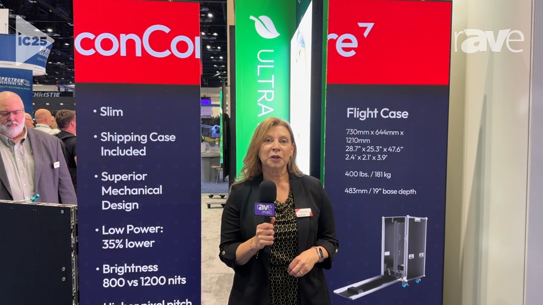 InfoComm 2025: SiliconCore Shows 1.2-mm Foldable Column dvLED Display ...