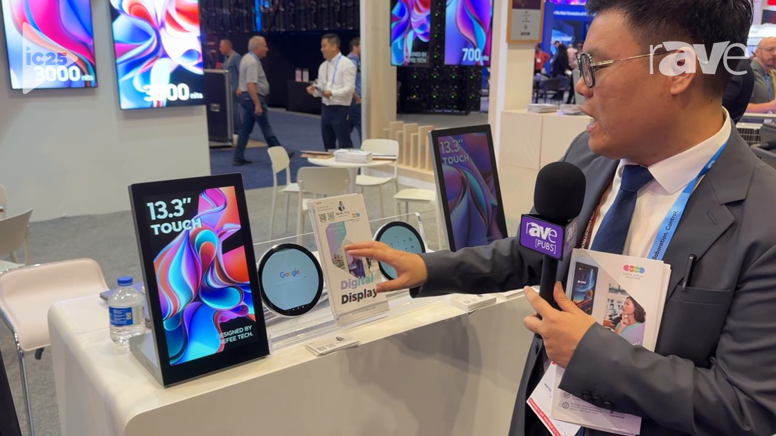 InfoComm 2025: Refee Shows Desktop Advertising Display – rAVe [PUBS]