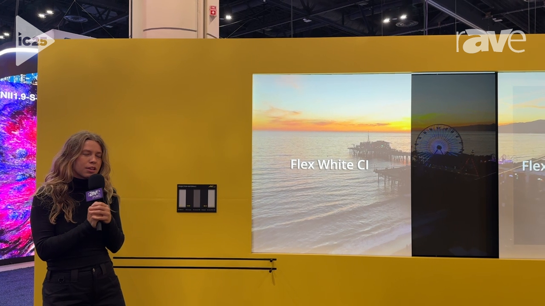InfoComm 2025: AV Stumpfl Shows Off Projection Screen Materials with Pixera – rAVe [PUBS]
