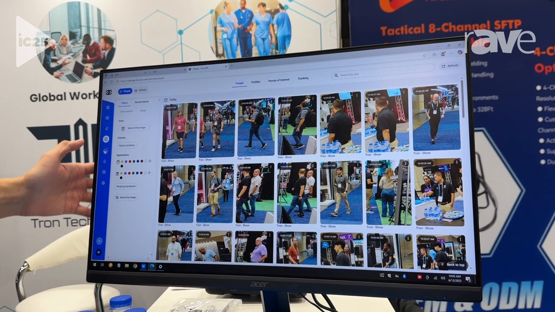 InfoComm 2025: Tron Technology Shows Off Vantage AI Security System – rAVe [PUBS]