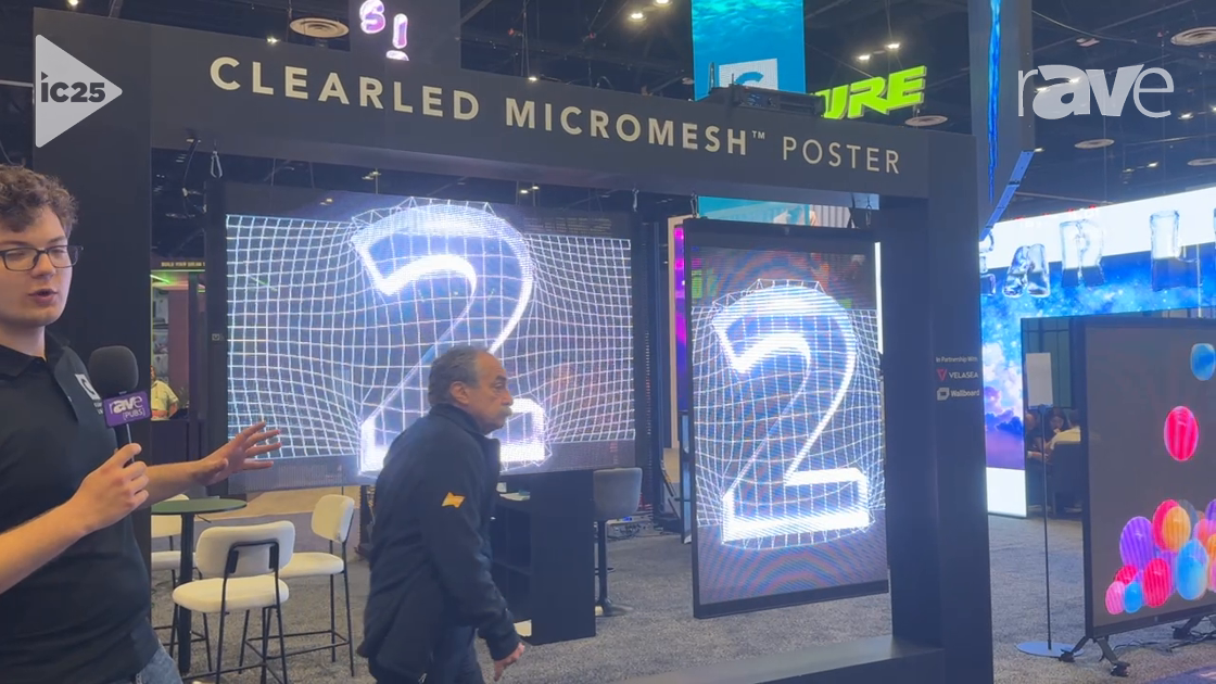 InfoComm 2025: ClearLED Shows Off Its MicroMesh Transparent LED Mesh ...