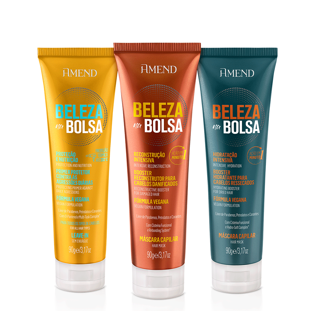 Amend - Kit Amend Beleza Na Bolsa I | 3 Produtos