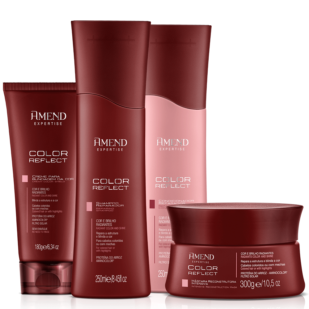 Amend - Kit Amend Expertise Color Reflect II | 4 produtos