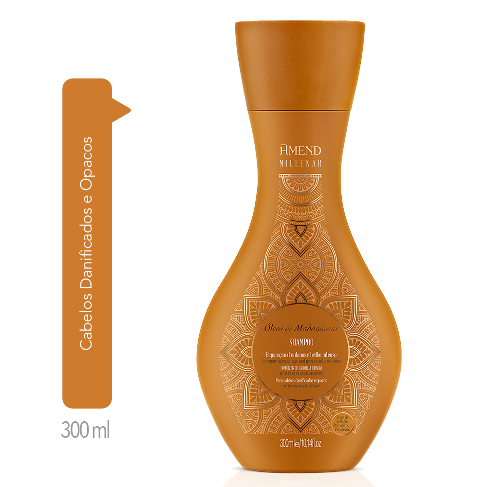 Amend - Shampoo Amend Millenar Oleos De Madagascar 300Ml
