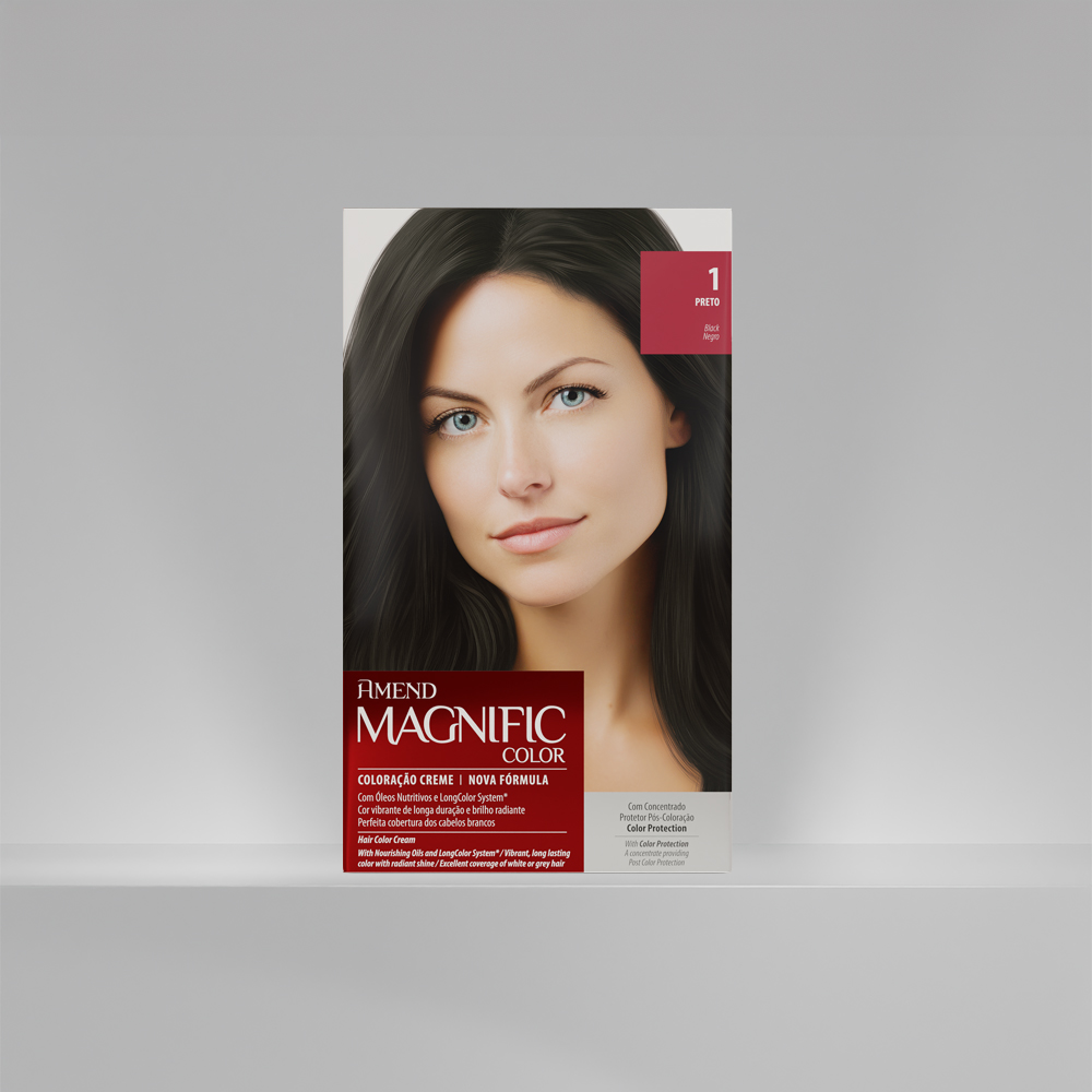 Amend - Coloracao Creme 10 Preto Amend Magnific Color